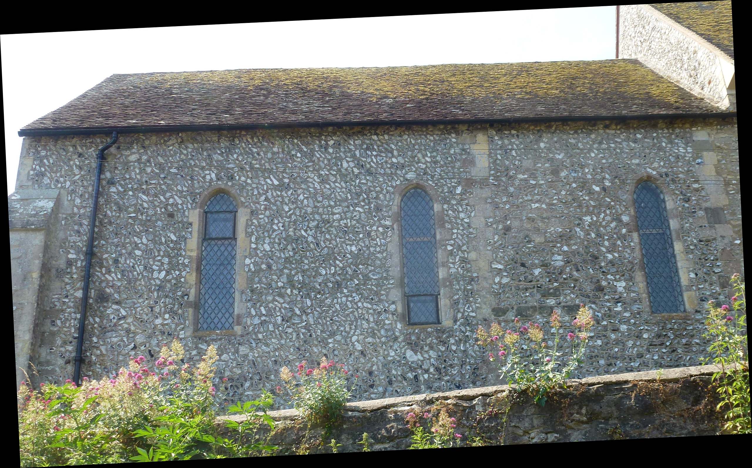 North chancel wall flint work | Wildbrooks Benefice