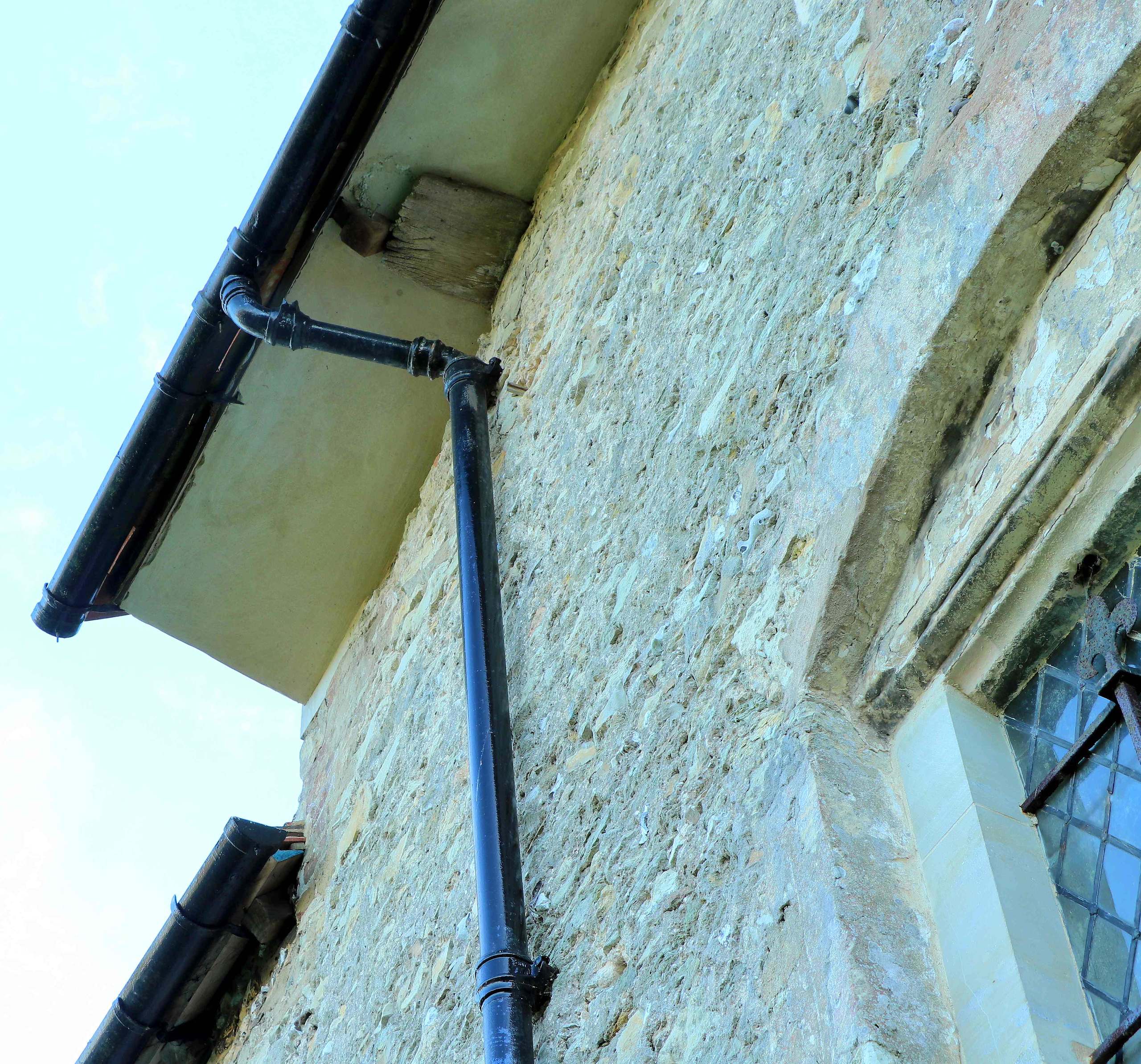 Exterior: Curve in North Wall | Wildbrooks Benefice